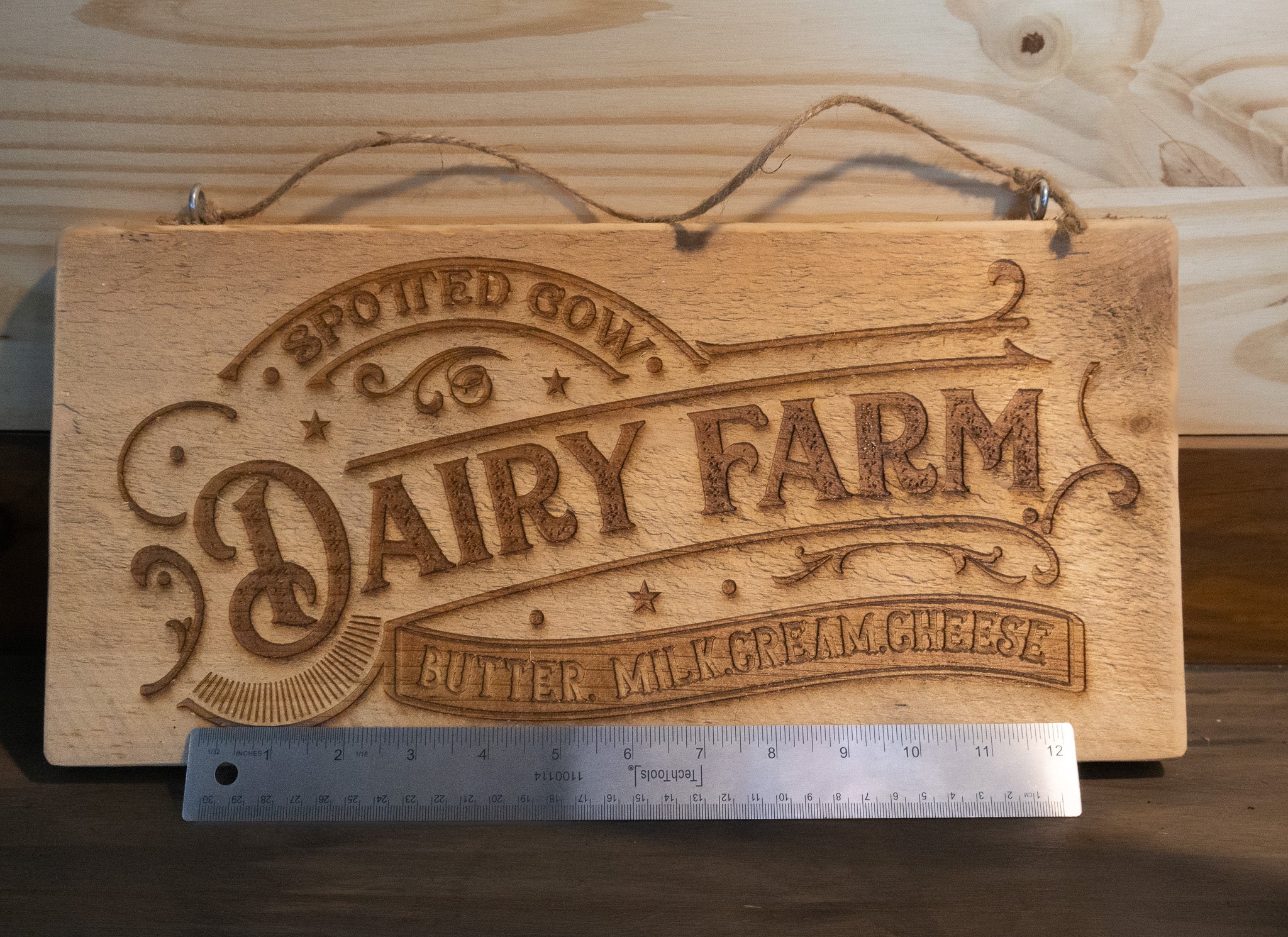 Dairy Farm Sign – 207 Laser Crafts